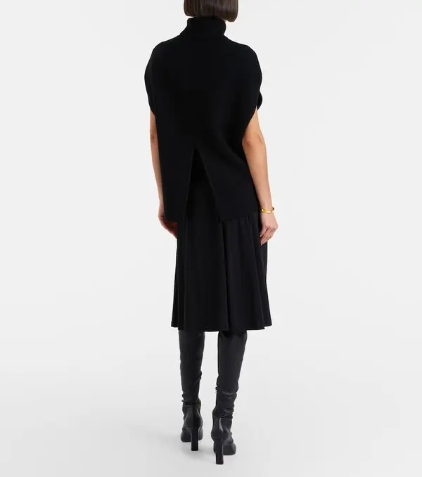 TOTEME Jersey Midi Skirt - Black