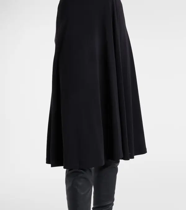 TOTEME Jersey Midi Skirt - Black