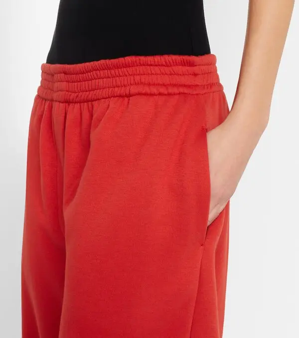 Magda Butrym Cotton-blend Sweatpants - Red