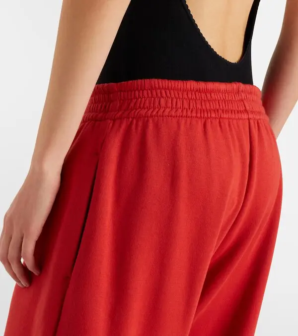 Magda Butrym Cotton-blend Sweatpants - Red