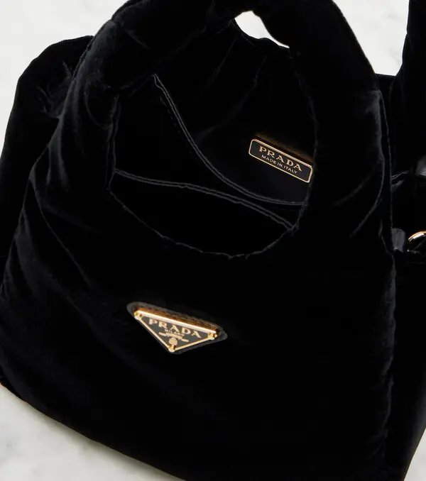 Prada Mini Velvet Top-handle Bag
