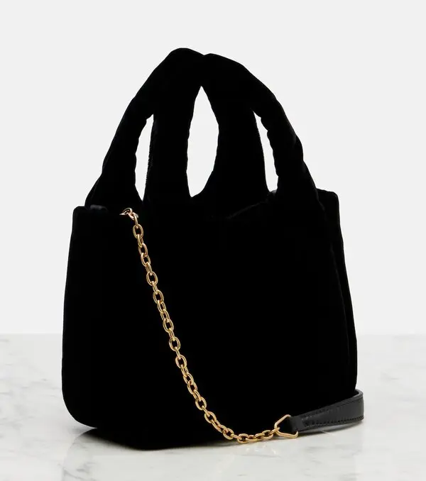 Prada Mini Velvet Top-handle Bag