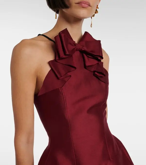 SHUSHU/TONG Bow-detail Mini Dress