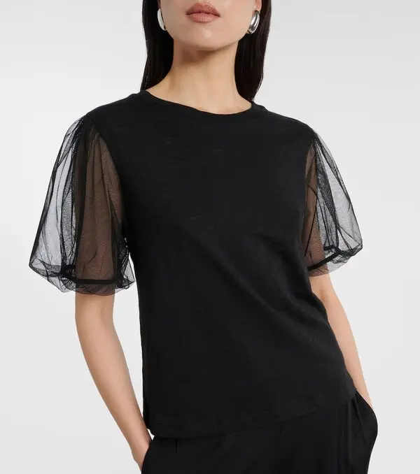 Velvet By Graham & Spencer Justine Cotton Top