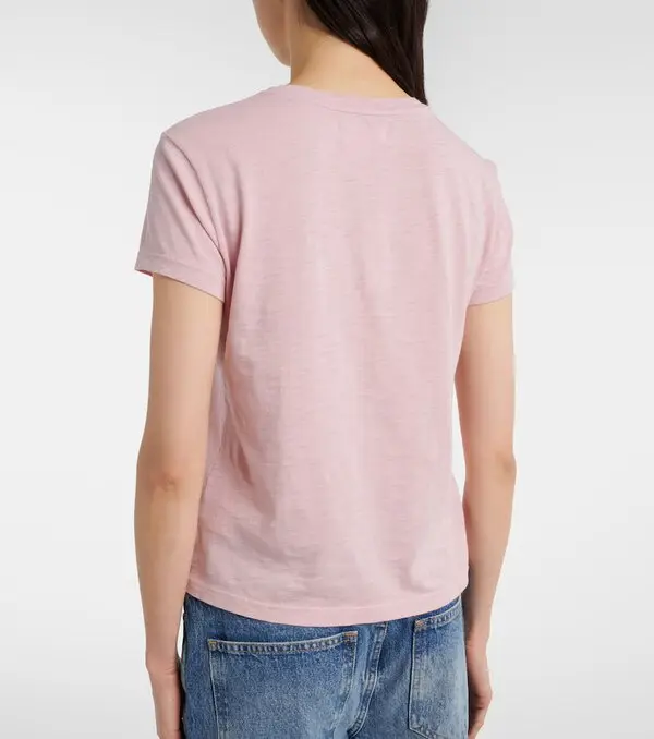Velvet By Graham & Spencer Sierra Cotton T-shirt - Pink