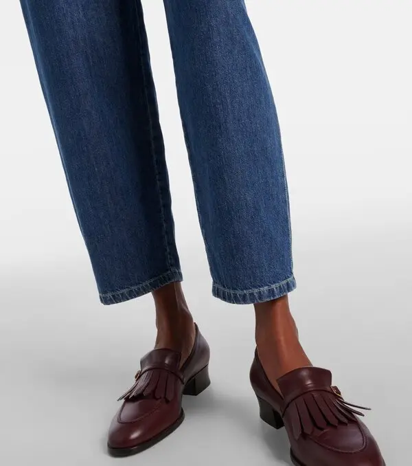 Max Mara Masia High-rise Barrel-leg Jeans