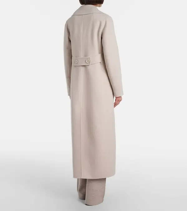 Max Mara Custodi Double-breasted Virgin Wool Coat