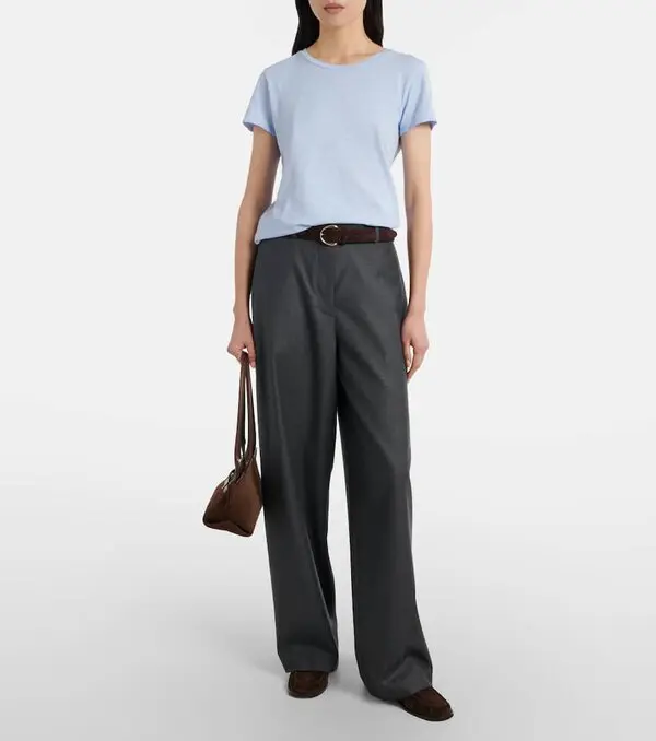 Velvet By Graham & Spencer Odelia Cotton T-shirt - Blue