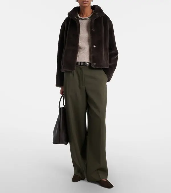 Velvet By Graham & Spencer Briana Embellished Wool-blend Top