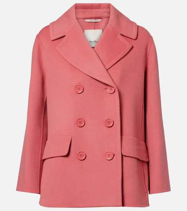 Max Mara Efebo Double-breasted Virgin Wool Jacket