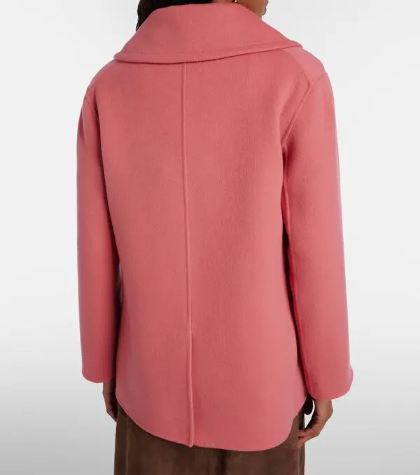 Max Mara Efebo Double-breasted Virgin Wool Jacket