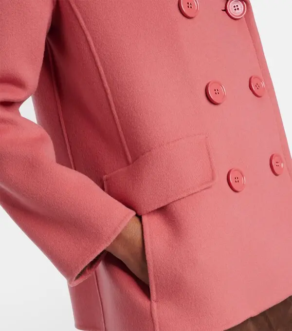 Max Mara Efebo Double-breasted Virgin Wool Jacket