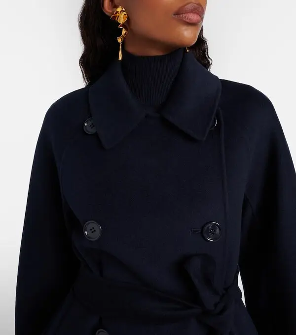 Max Mara Louise Belted Virgin Wool Jacket