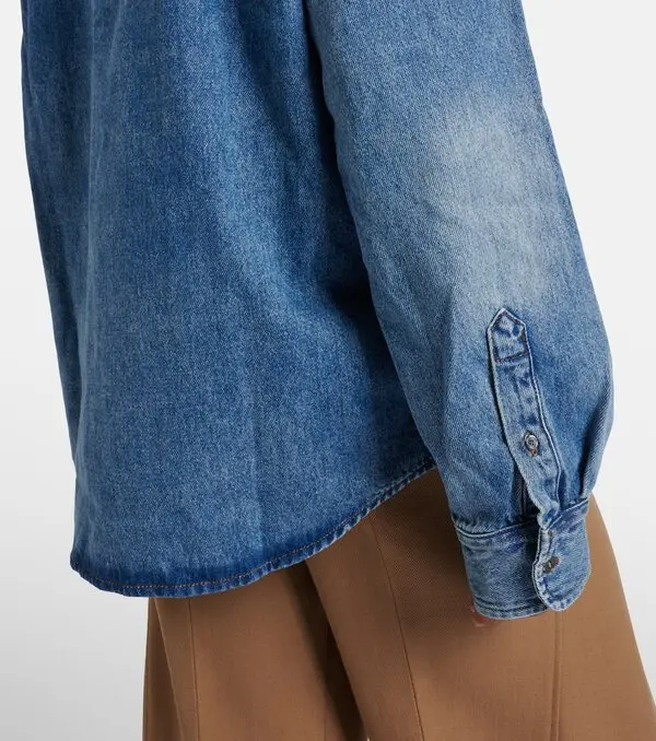AMI Paris De Cœur Denim Shirt