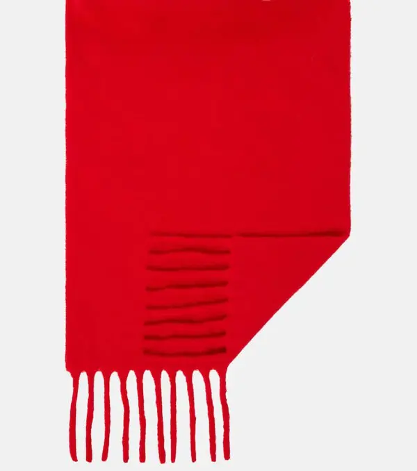 TOTEME Alpaca-blend Scarf - Red
