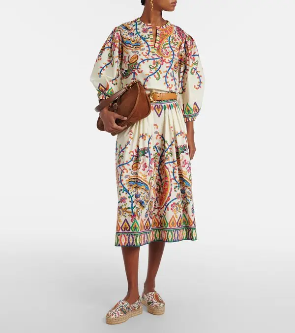 Etro Paisley Canvas Espadrilles - Multicoloured