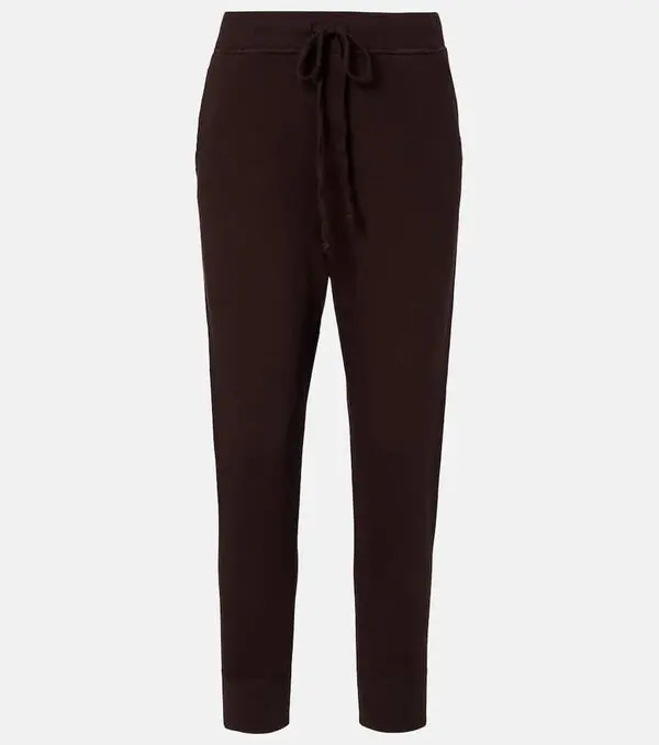 NILI LOTAN Nolan Cotton Sweatpants - Brown