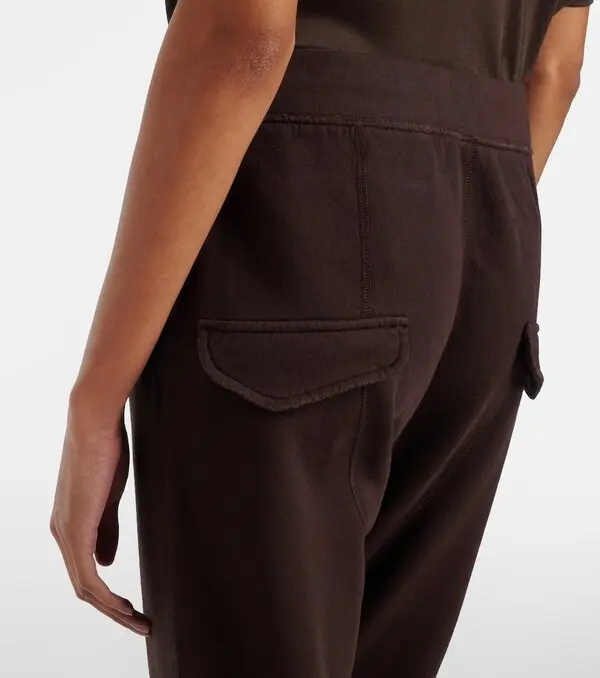 NILI LOTAN Nolan Cotton Sweatpants - Brown