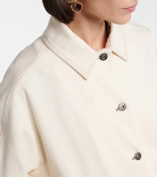 Max Mara Nettare Denim Jacket - White