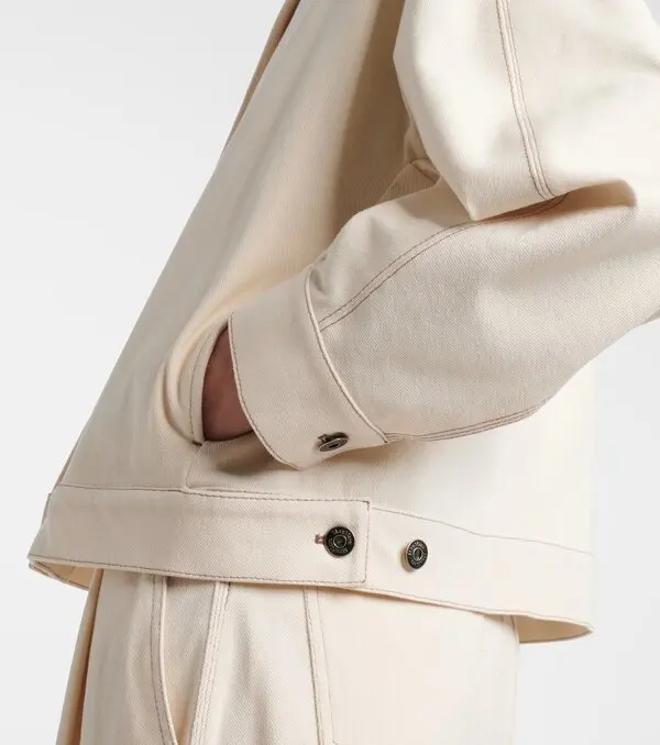 Max Mara Nettare Denim Jacket - White