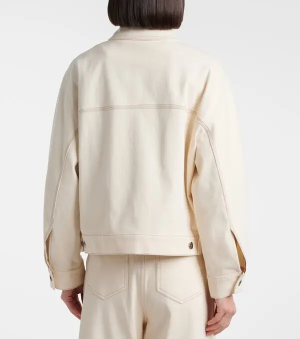 Max Mara Nettare Denim Jacket - White