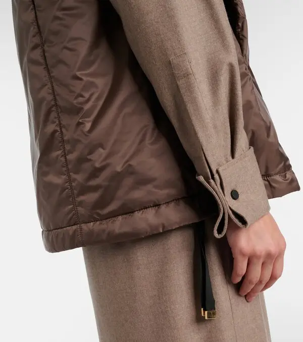 Max Mara The Cube Greengo Padded Vest - Brown