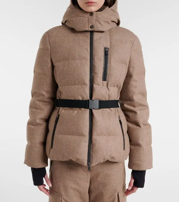 Brunello Cucinelli Virgin Wool Flannel Down Jacket