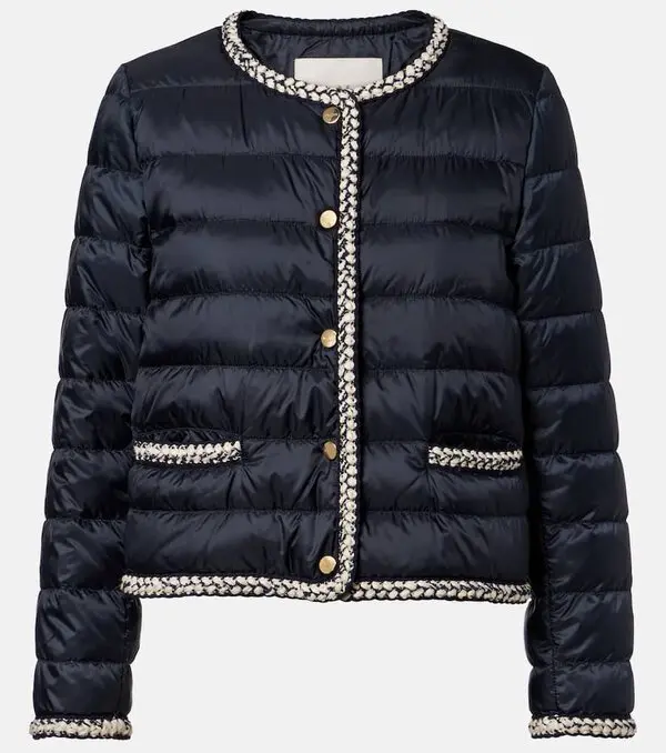 Max Mara The Cube Chloe Quilted Down Jacket - Blue
