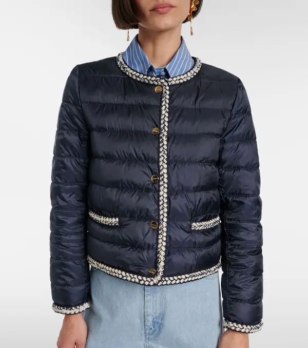 Max Mara The Cube Chloe Quilted Down Jacket - Blue