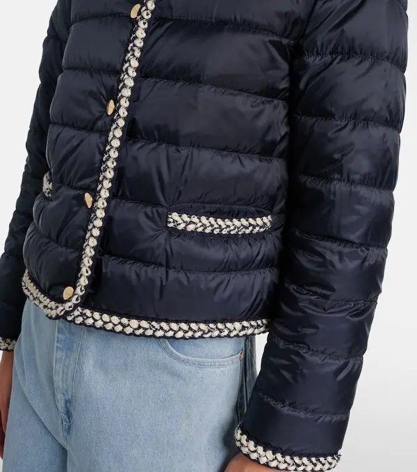 Max Mara The Cube Chloe Quilted Down Jacket - Blue