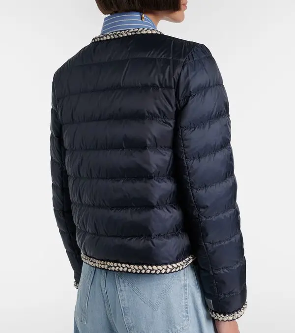 Max Mara The Cube Chloe Quilted Down Jacket - Blue