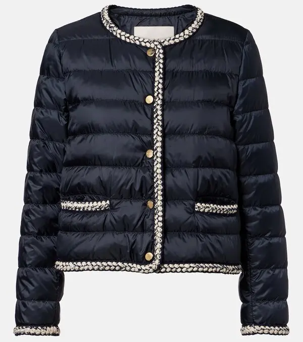 Max Mara The Cube Chloe Quilted Down Jacket - Blue