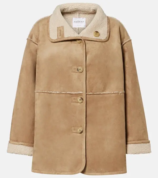 Velvet By Graham & Spencer Shona Reversible Jacket - Beige