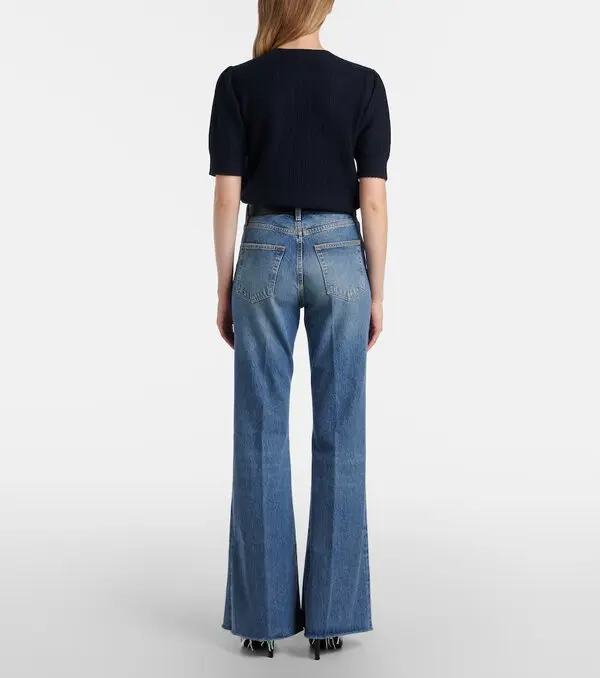 FRAME Lax Wide-leg Jeans - Blue