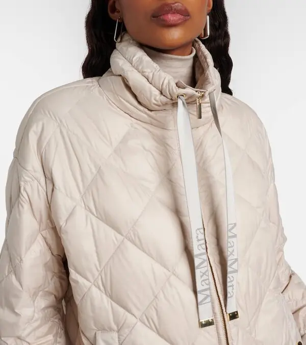 Max Mara The Cube Pisoft Quilted Down Jacket - Grey