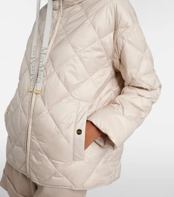 Max Mara The Cube Pisoft Quilted Down Jacket - Grey