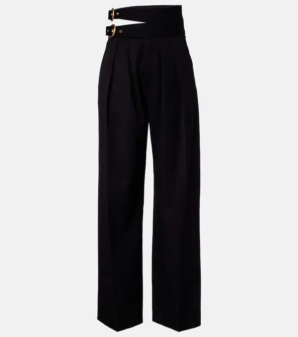 Chloé Virgin Wool Wide-leg Pants