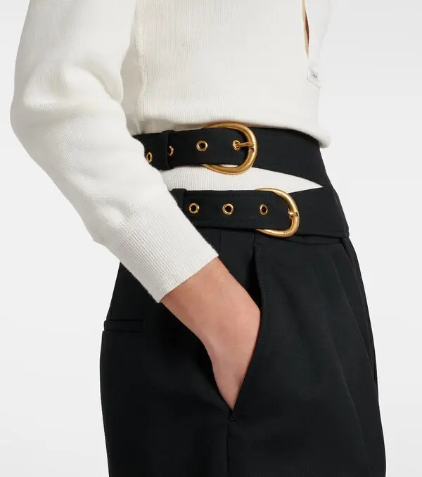 Chloé Virgin Wool Wide-leg Pants