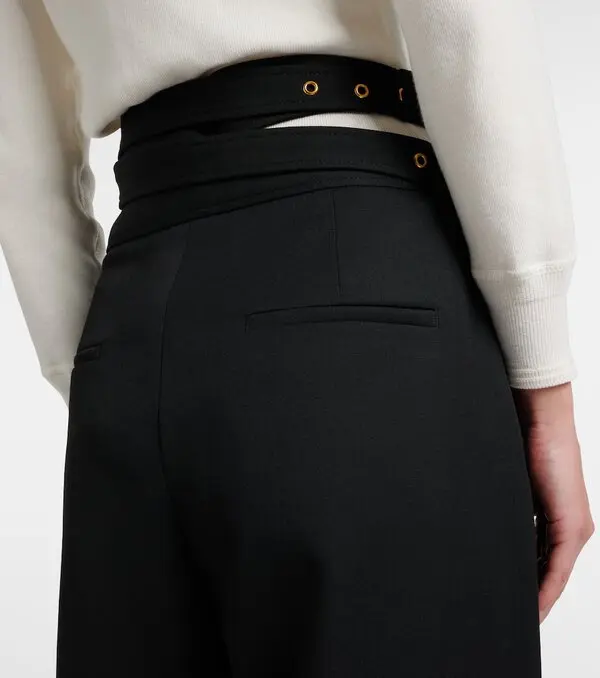 Chloé Virgin Wool Wide-leg Pants
