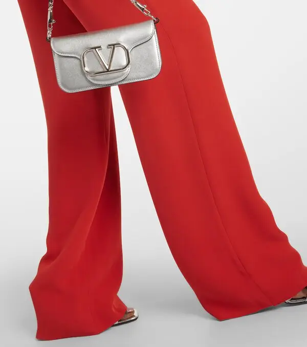 Valentino Garavani Cady Couture Wide-leg Pants - Orange