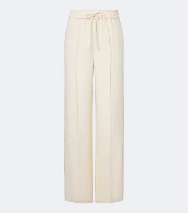 Valentino Garavani Cady Couture Wide-leg Pants - White