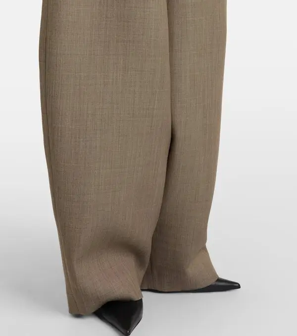 Magda Butrym Wool Barrel-leg Pants
