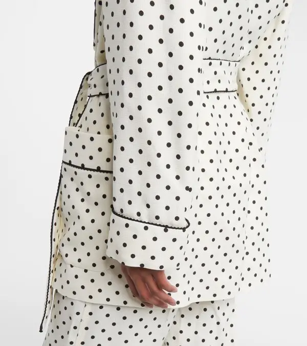 Valentino Garavani Plus De Pois Belted Jacket