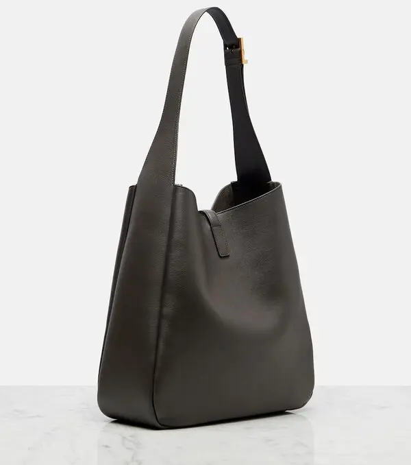 Saint Laurent Le 5 À 7 Supple Large Leather Shoulder Bag - Brown
