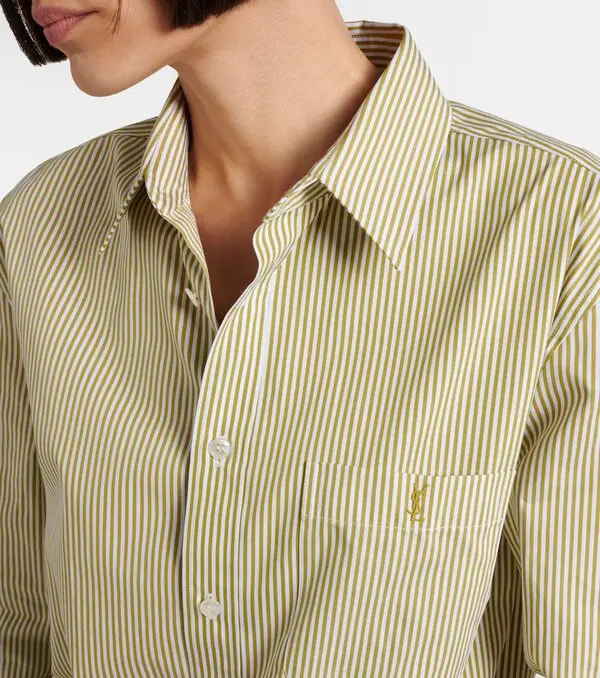 Saint Laurent Striped Cotton Shirt