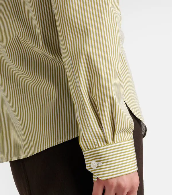 Saint Laurent Striped Cotton Shirt