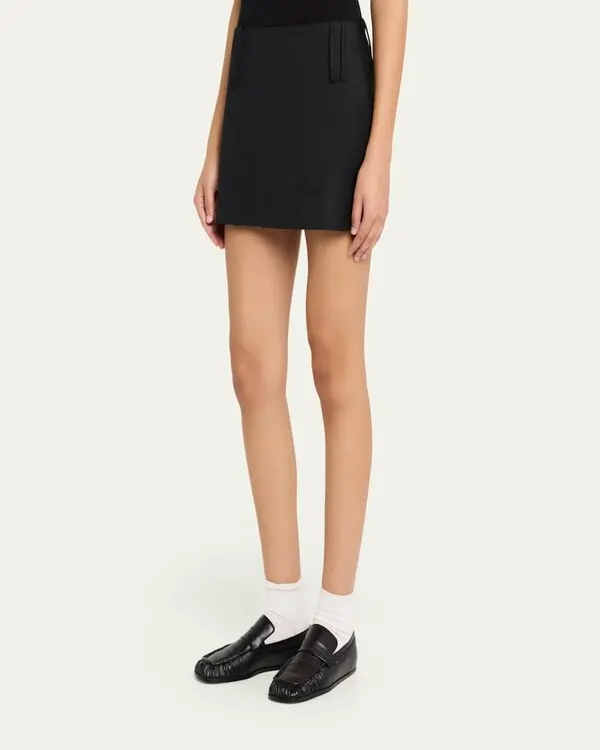 TONYWACK Wool Mini Skirt