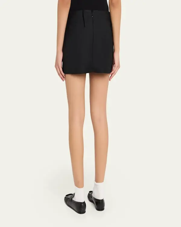 TONYWACK Wool Mini Skirt