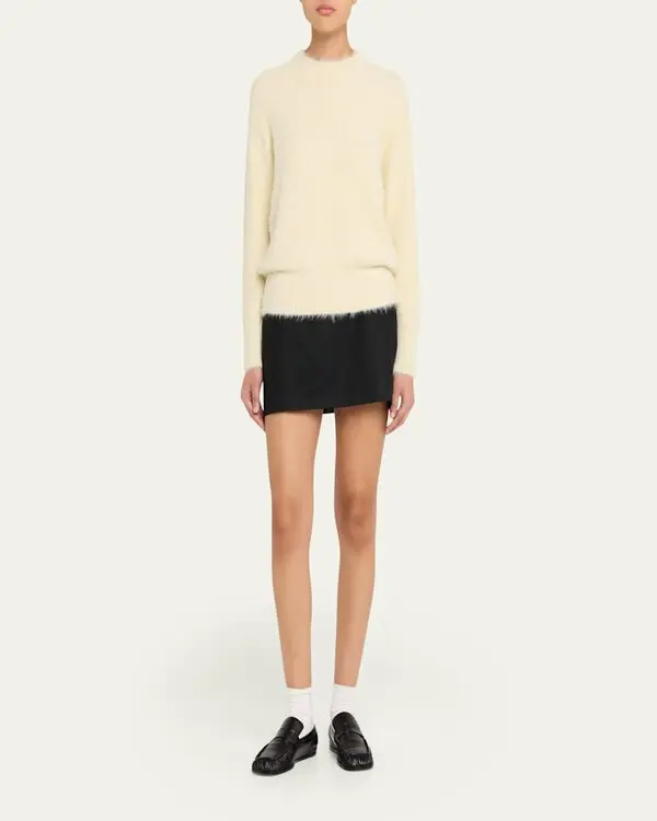 TONYWACK Wool Mini Skirt