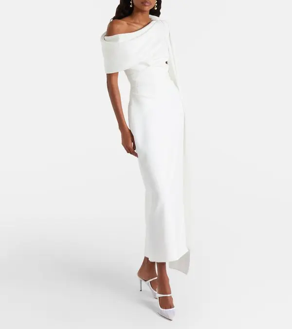 AQUAZZURA Voile 75 Satin-trimmed Tulle Mules - White